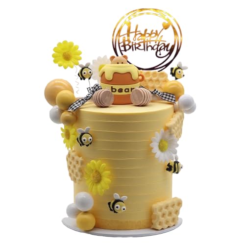 Best Bumble Bee Cake Toppers for Sweet Themed Parties and Baby Showers ...