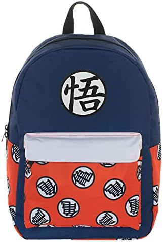 Amazon.com: Loungefly Dragon Ball Z Triple Pocket Mini Backpack ...
