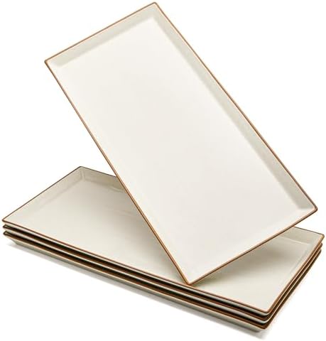 Amazon.com | ONEMORE Large Serving Platters Set and Dinnerware Sets ...