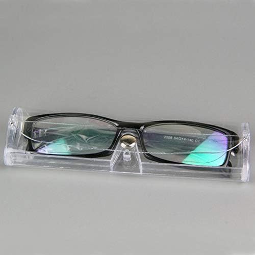 YAIKOAI 5 Pack PVC Clear Eyeglass Case Plastic Glasses Hard Boxes ...