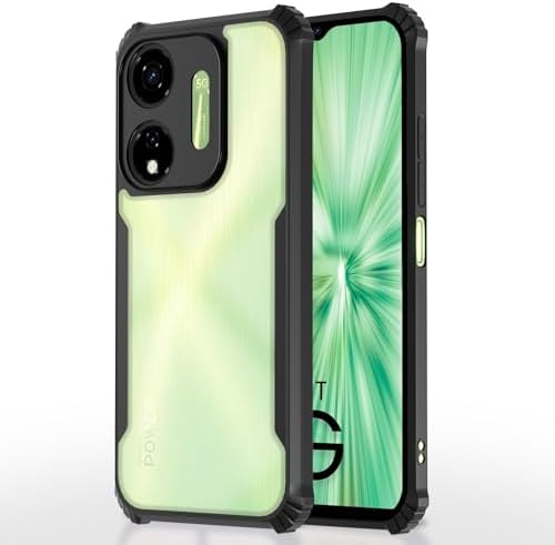 Pikkme itel P55 5G Back Cover | Crystal Clear Transparent Back | Ultra ...