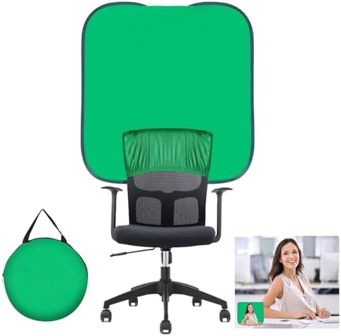 Amazon.com : RGTBANWPN Green Screen Chair, 59in Portable Green Screen ...
