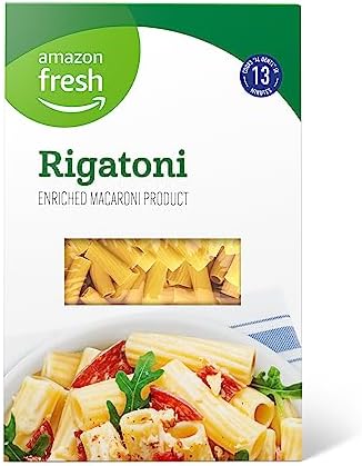Amazon.com : Amazon Fresh, Rigatoni Pasta, 16 Oz : Grocery & Gourmet Food