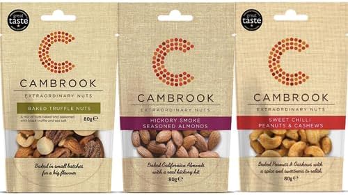 Cambrook | Baked Truffle Nuts 80g | Sweet Chilli Peanuts & Cashews ...
