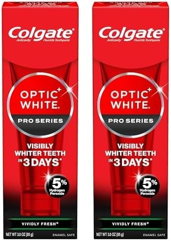 Amazon.com : Colgate Optic White Pro Series Whitening Toothpaste with 5 ...