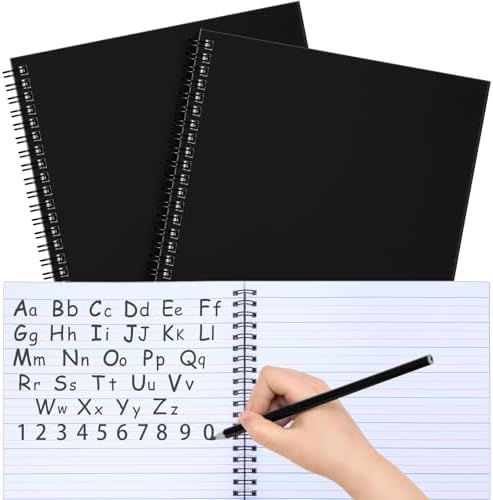 Amazon.com : Gilprop 2 Pcs Primary Composition Notebook Spiral K-2 ...
