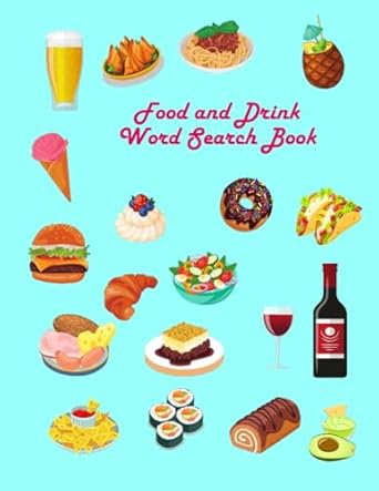 Food and Drink Word Search Book: Featuring a fun variety of themed ...