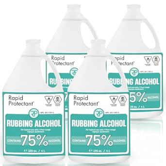 75% Isopropyl Alcohol 4L - Made in Canada - 4 x 4L USP Grade Isopropyl ...