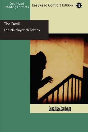 Amazon.com: The Devil: Easyread Comfort Edition: 9781427025449: Tolstoy ...
