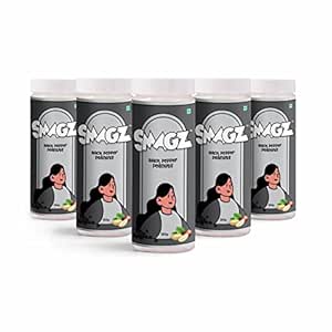 SMAGZ Black Pepper Roasted Flavoured Peanut, Healthy Namkeen and Snacks, Ready to Eat, Pack of 5 ...