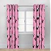 Disney Minnie Mouse Hearts & Love 183cm x 168cm Eyelet Window Curtains ...