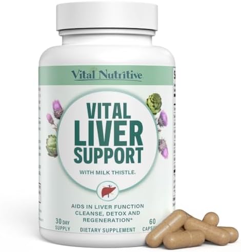 Amazon.com: VITAL NUTRITIVE - Vital Liver Support - Premium Liver Cleanse & Repair Formula with ...
