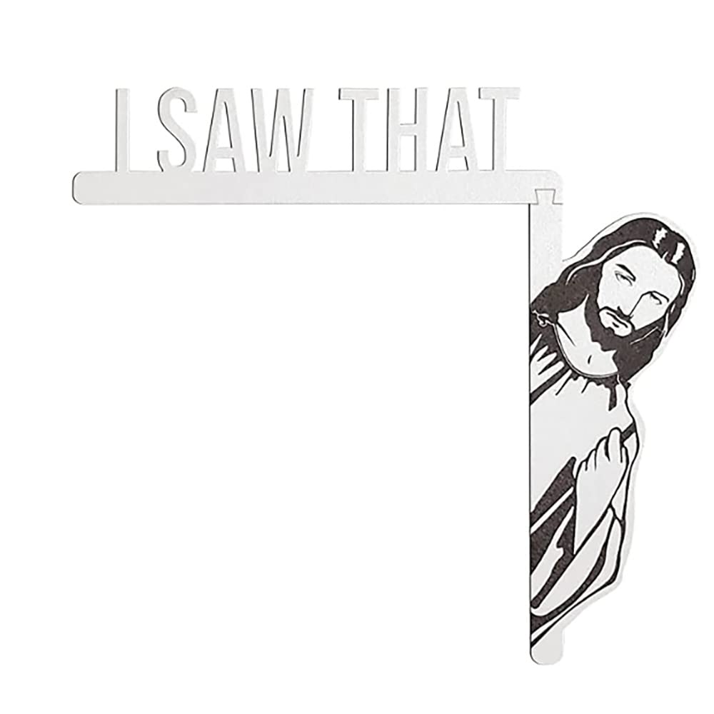 Snapklik.com : Jesus Door Frame Sign Decoration, "I SAW THAT" Jesus ...