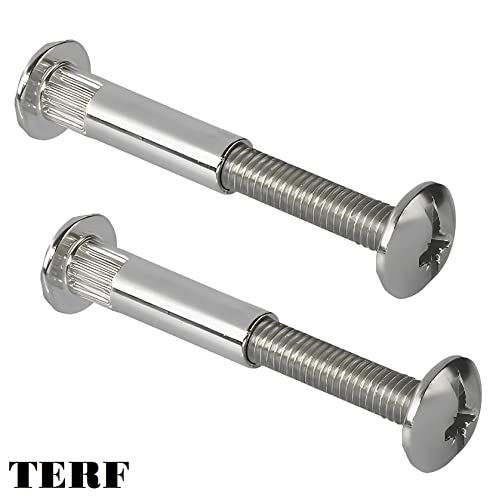 TERF M4 (4mm) Furniture Connecting Inter Screw Bolt Size Male 15mm and ...