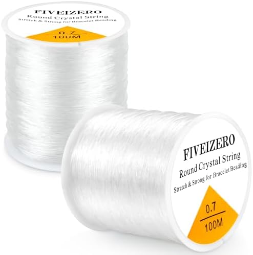 Amazon.com: 2 Rolls FIVEIZERO Elastic Stretchy String for Bracelets, 0. ...