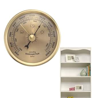 3in1 Barometer - 70mm Weather Station Analogue | Barometer with Built ...