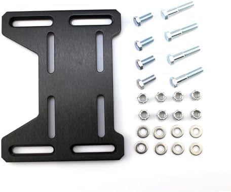 Amazon.com: JNDO Motor Adapter Bracket Plate Aluminum Black for Mini ...