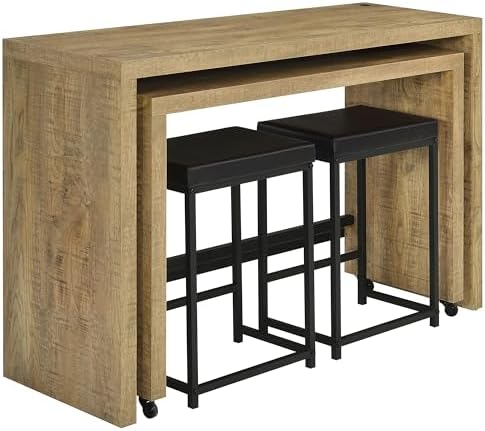 Amazon.com - Coaster Home Furnishings - Davista - 4-Piece Counter ...