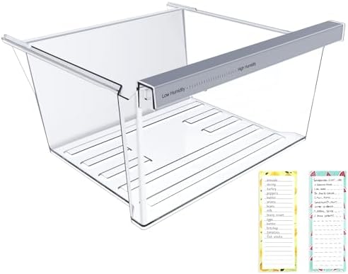 Amazon.com: UPGRADED W11162443 Refrigerator Crisper Drawer Compatible ...