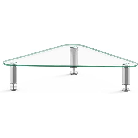 Amazon.com: VIVO Glass Ergonomic Tabletop Riser, Triangle Desktop ...