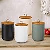 Amazon.com: Jueison Large Ceramic Storage Jars, Modern Elegant Highly ...
