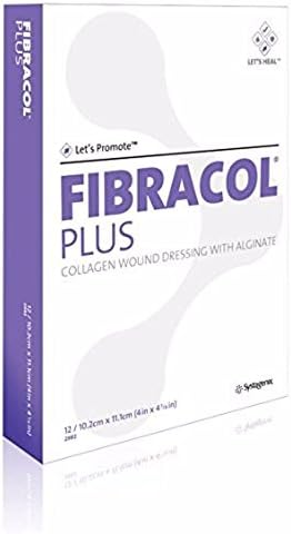 Amazon.com: 532982 - FIBRACOL Plus Collagen Wound Dressing 4 x 4-3/8 ...