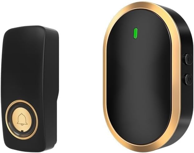 Amazon.co.jp: ワイヤレスチャイム 玄関チャイム インターホン 呼び鈴 電池不要 介護 飲食店 浴室などに適用 IP47防水 防塵 ...