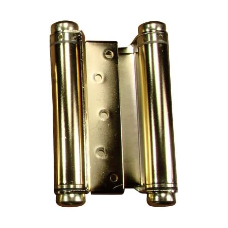Hinge Outlet Double Action Hinge, Heavy Duty, Solid Steel with a Brass ...