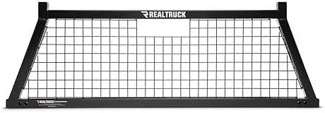 Amazon.com: RealTruck Backrack Safety Rack Frame Only | Black, No Drill ...