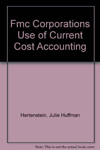 Buy Fmc Corporation's Use of Current Cost Accounting Book Online at Low ...