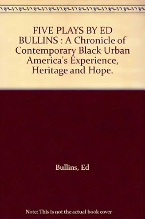 Five Plays by Ed Bullins: Bullins, Ed: Amazon.com: Books