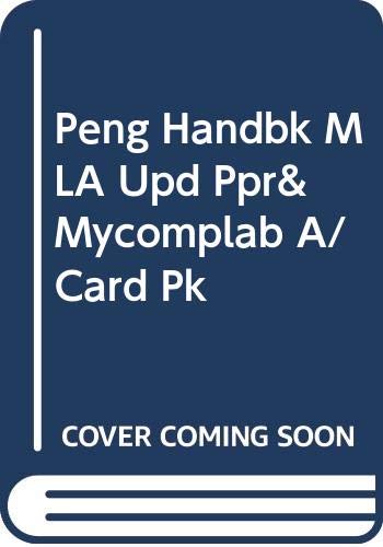 Peng Handbk MLA Upd Ppr& Mycomplab A/Card Pk: 9780321282422: Amazon.com: Books