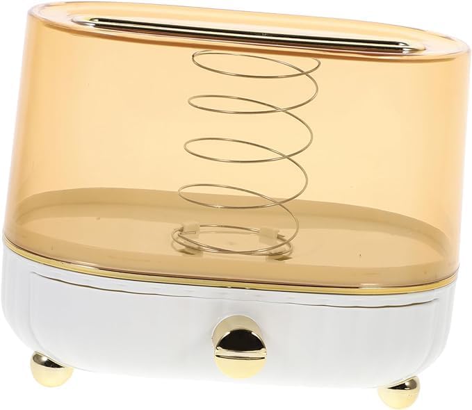 JUKKRE Clear Tissue Cover Multi-use Tissue Holder Spring Tissue ...