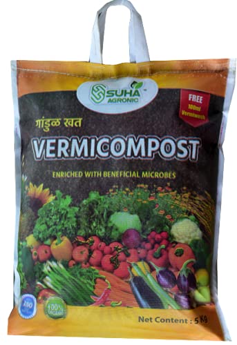 Suha Agronic Vermicompost Enriched Fertilizer Manure for Plants 100% ...
