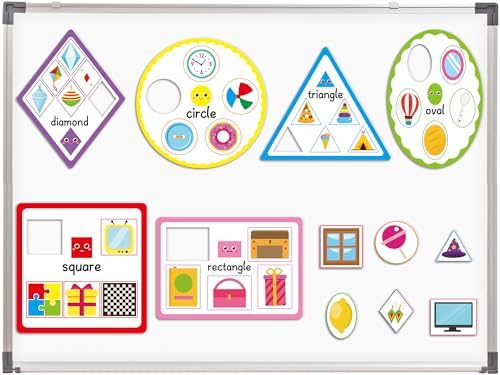 Amazon.com: 10 Packs Shape & Color Recognition Magnetic Sorting Set for ...