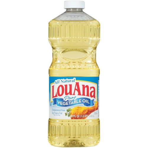 Amazon.com : LOU ANA ALL NATURAL PURE VEGETABLE COOKING OIL 48 OZ ...