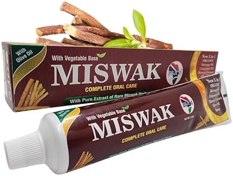 Amazon.com: Miswak Toothpaste with Honey, Moringa Oil, Cinnamon Oil ...