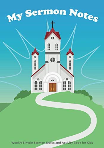 My Sermon Notes Weekly Simple Sermon Notes and Activity Book for Kids ...