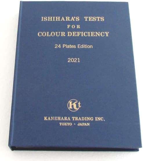 Libro de pruebas Ishihara Color Vision 24 placas con manual de usuario ...