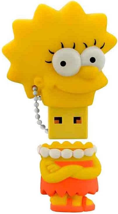 Pen Drive Lisa Simpsons 8GB USB Leitura 10MB/s e Gravação 3MB/s ...