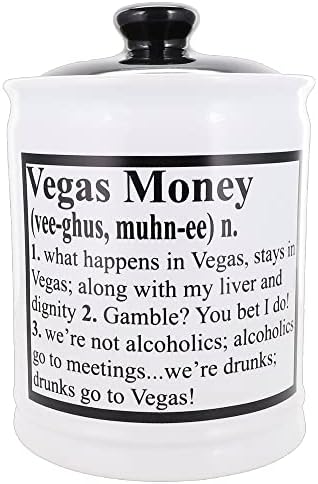 Amazon.com: Cottage Creek Casino Money Jar, Casino Gifts, Slot Machine ...