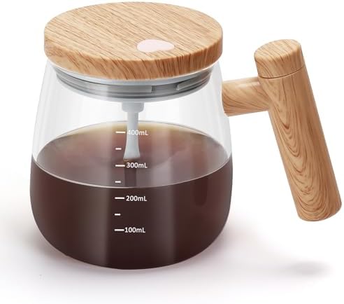 Amazon.com: Electric High Speed Mixing Cup, 400ML Self Stirring Coffee ...