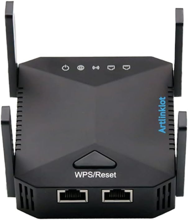 Extensor de red de señal WiFi de 5 G y 2.4 G de 1200 mbps, extensor de ...