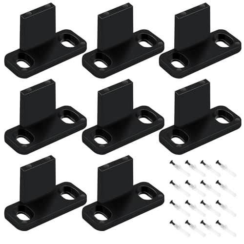 8 Pcs Sliding Barn Door Guides Floor Mounted Door Bottom Guide Hardware ...