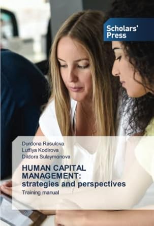 Buy Human Capital Management: strategies and perspectives Book Online ...