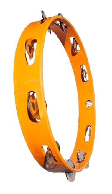 SAI MUSICAL 10-Inch Khanjari Tambourine – Hand Percussion Instrument ...