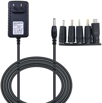 Amazon.com: 6V 2A Power Supply Adapter for 300mA 400mA 500mA 600mA ...