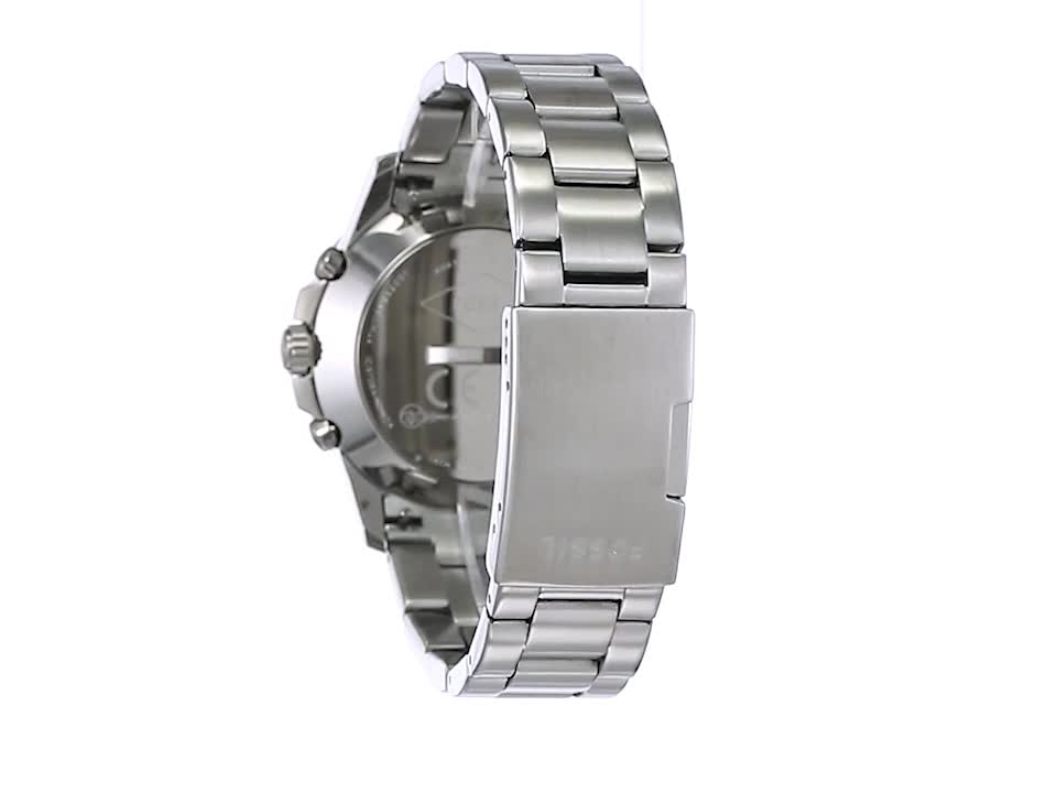 Watch Fossil Men's FB-01 Stainless Steel Hybrid Smartwatch, Color ...