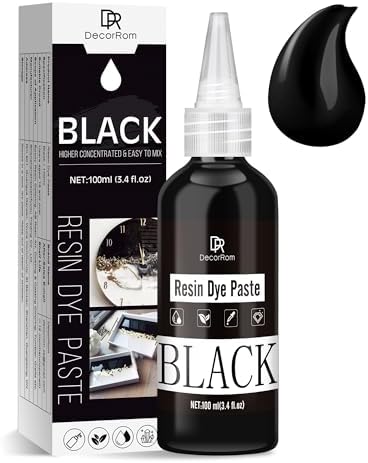 Amazon.com: Black Epoxy Resin Pigment Paste - 3.4 fl.oz / 100ml High ...