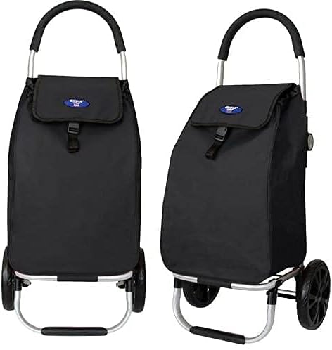 Eagle London Folding Shopping Trolley on Wheels with Heavy Duty Bag and ...